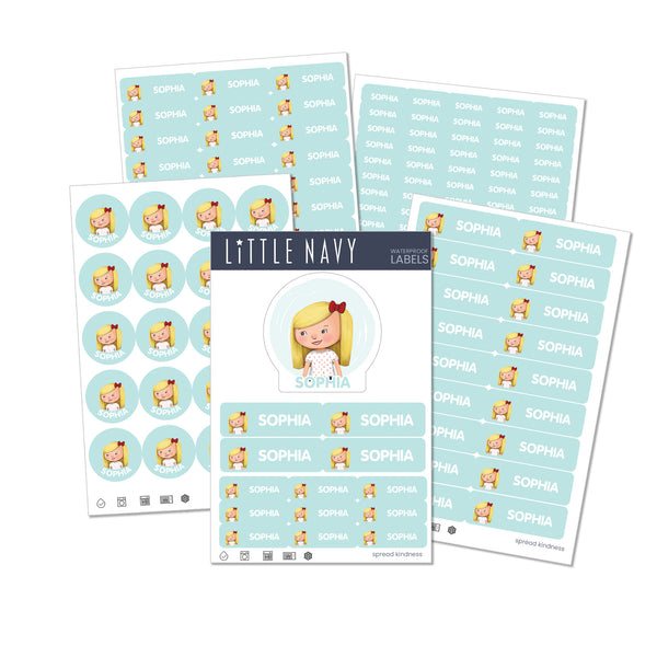 Ultimate Label Pack - 183 Waterproof Labels (LITTLE ME) - Little Navy